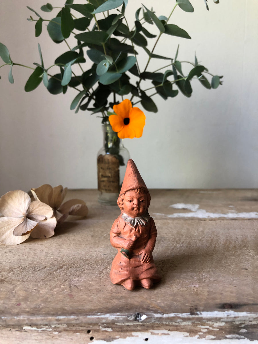 Small Vintage terracotta elf – Lost and loved