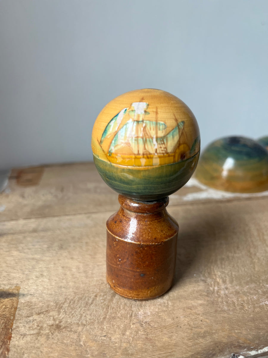 Vintage Nursery Rhyme Wooden Nesting Spheres – Lost and loved